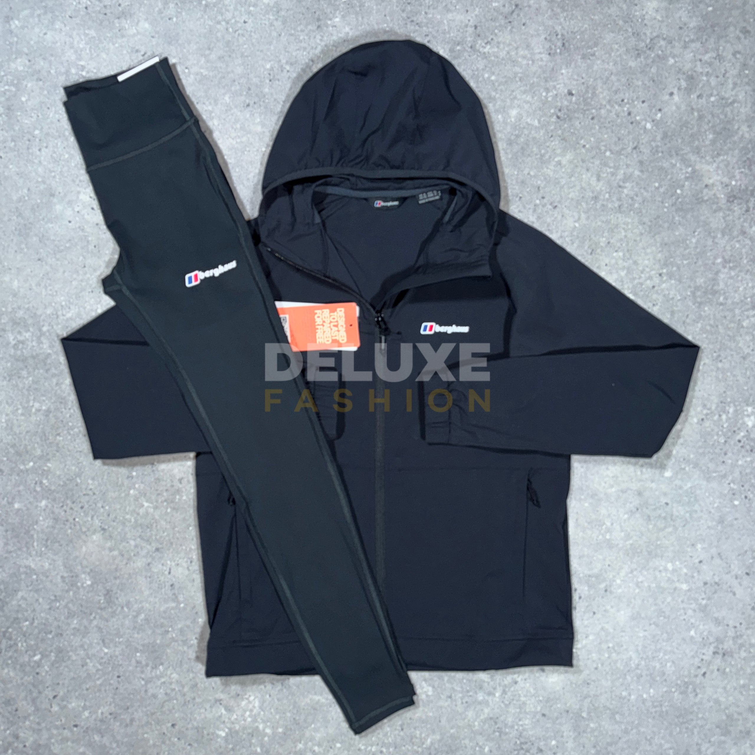 Berghaus woven tracksuit (black) – Deluxe Fashion